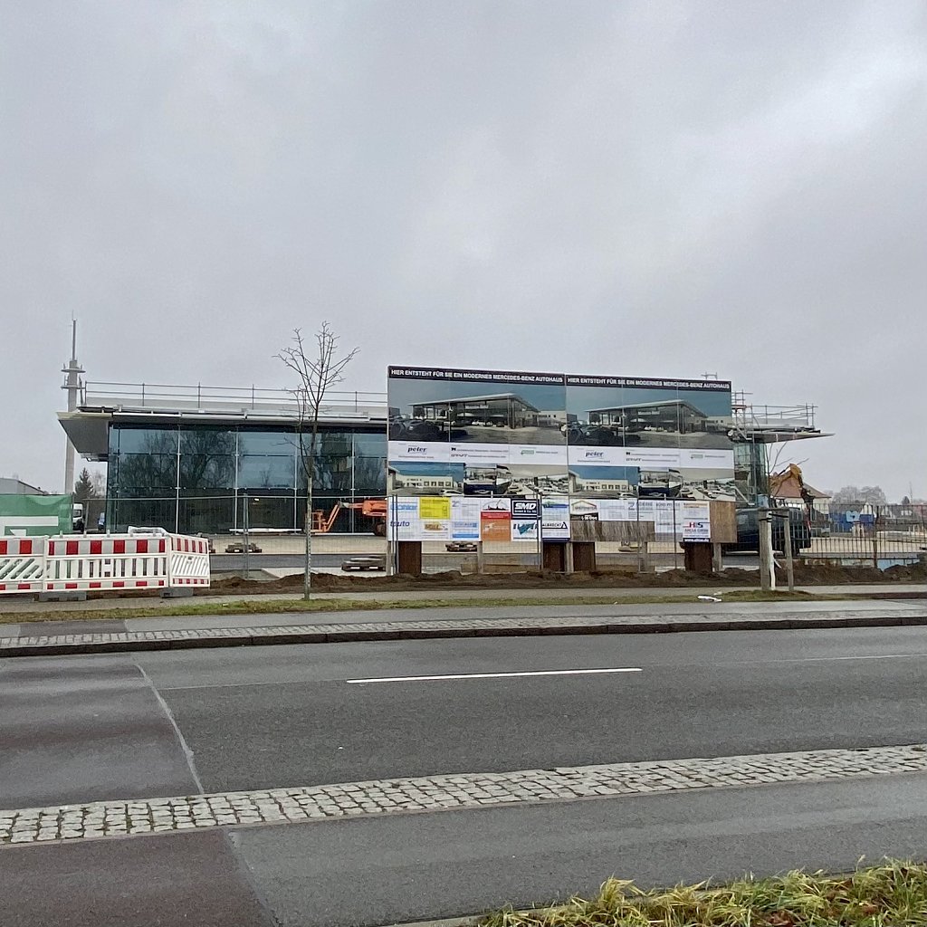 Baustellen-Update aus der Dresdener Straße in Wittenberg - die Sterne ...